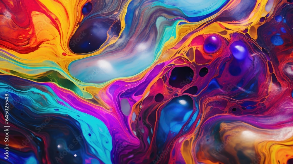 Thick dense viscous provocative sticky flowing liquid texture abstract ...