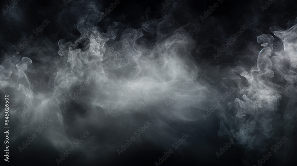 Real smoke explodes outwards with an empty center. Stock Illustration ...