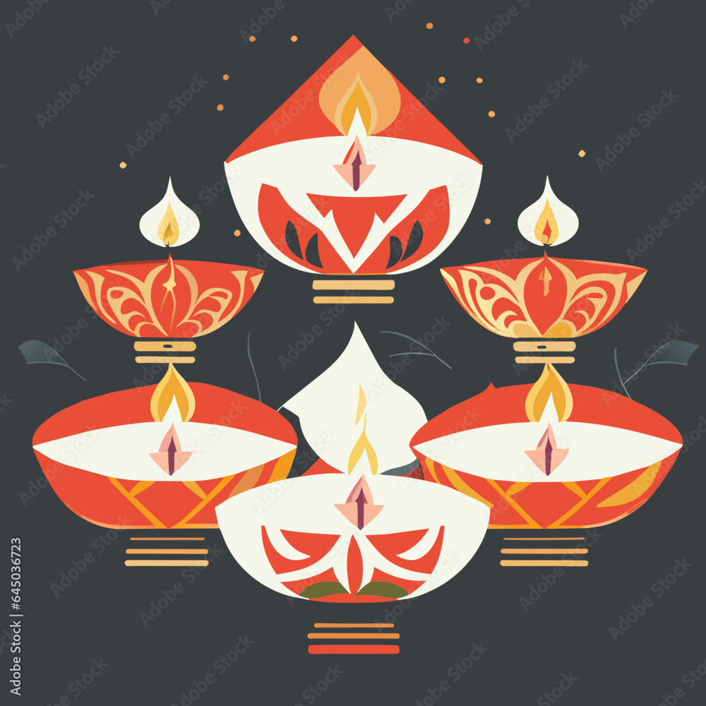 Diwali Lamp Animated