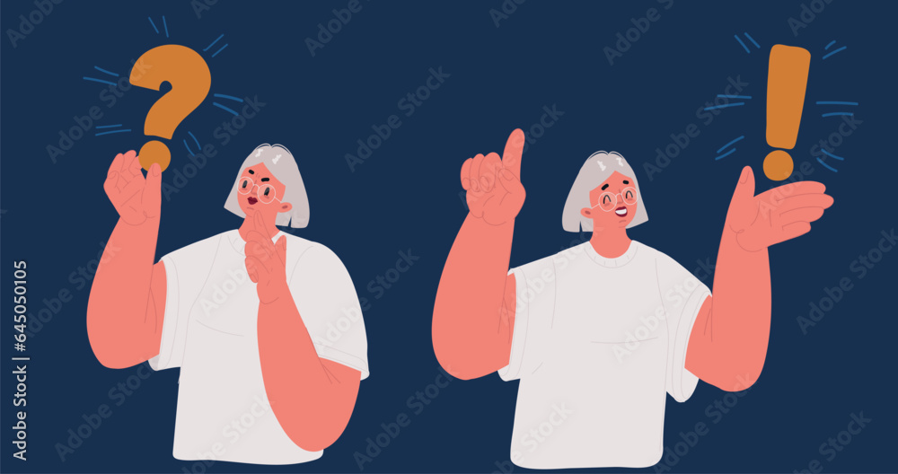Cartoon vector illustration of female characters Standing near ...