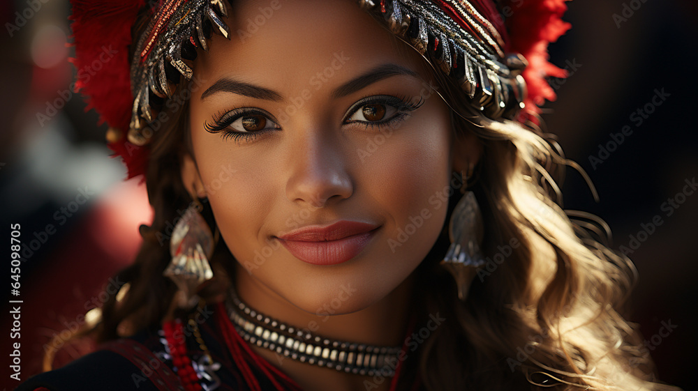 Latin America,Hispanic community,people with traditional clothes Stock ...