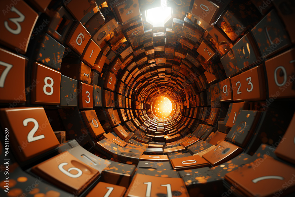 lots of numbers background,math concept Stock Illustration | Adobe Stock