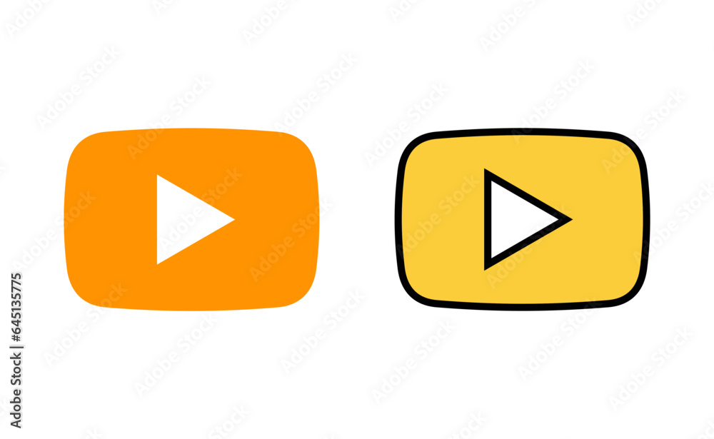 Play Icon set for web and mobile app. Play button sign and symbol Stock ...