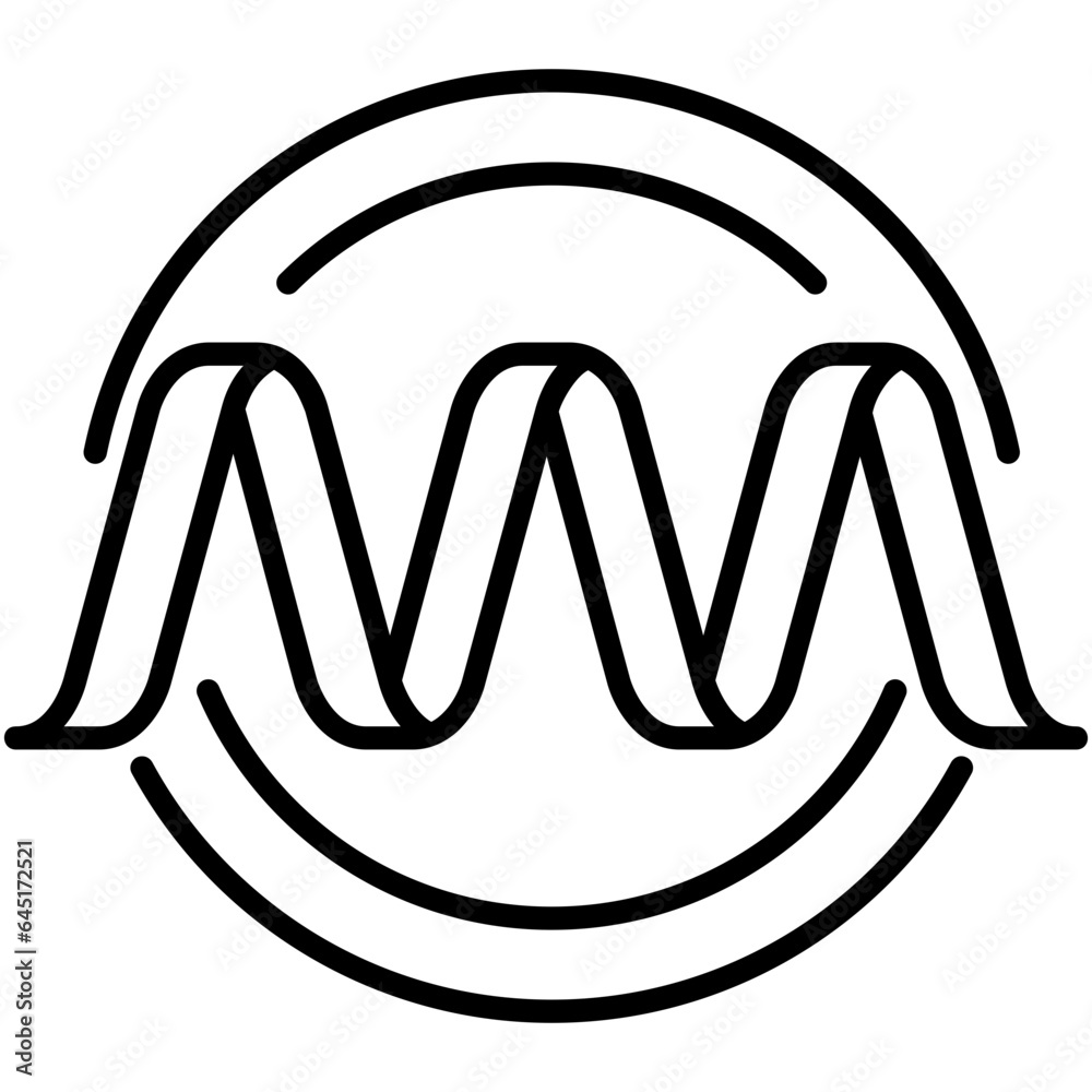 Protein Icon. Antigen Molecule Bond Symbol Stock Illustration. Vector ...