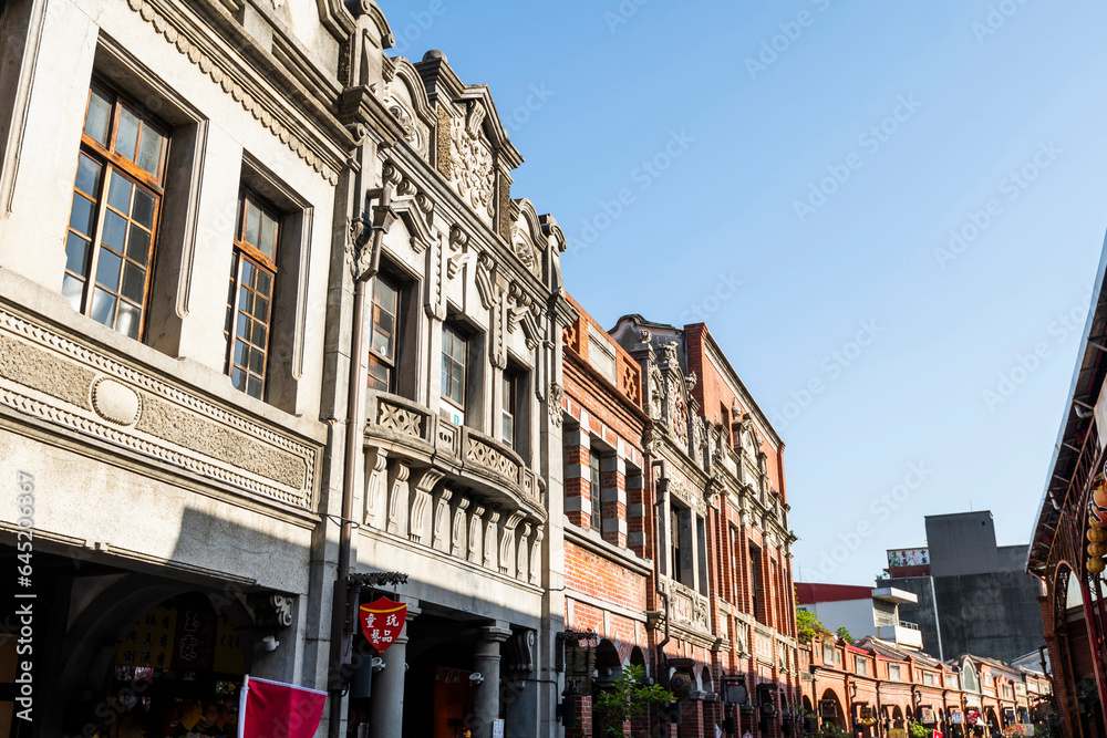 New Taipei City, Taiwan- May 27, 2023: View of the Sanxia Old Street ...