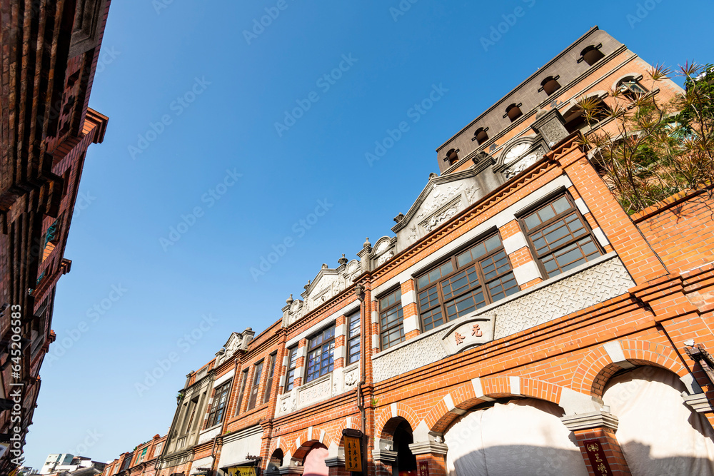 New Taipei City, Taiwan- May 27, 2023: architecture view of Sanxia Old ...