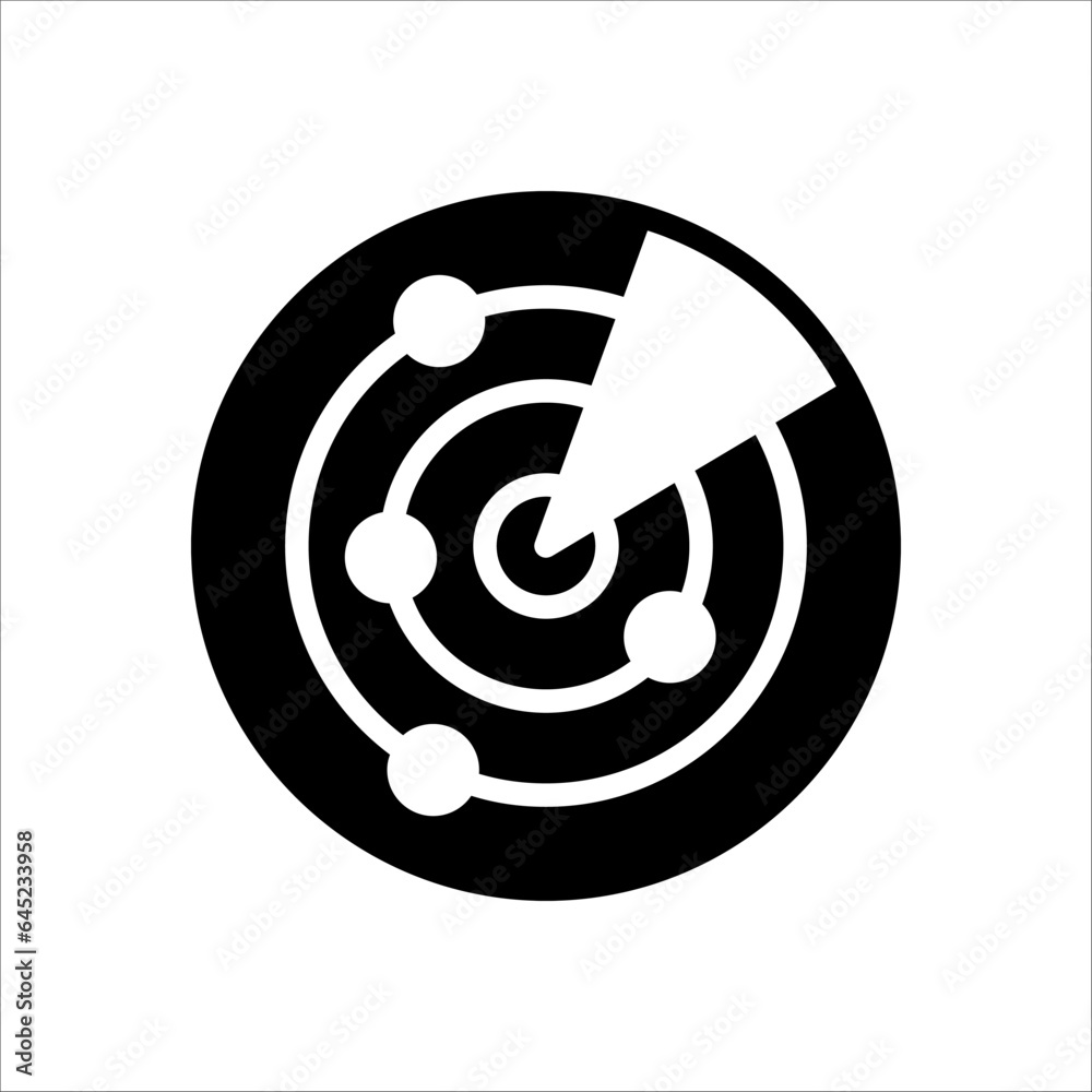 radar chart icon from Business and analytics outline collection. Thin ...