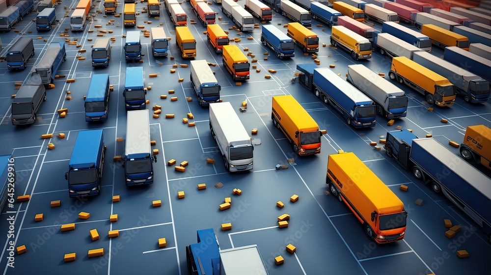 GPS tracking of your fleet of delivery trucks, allowing you to oversee ...