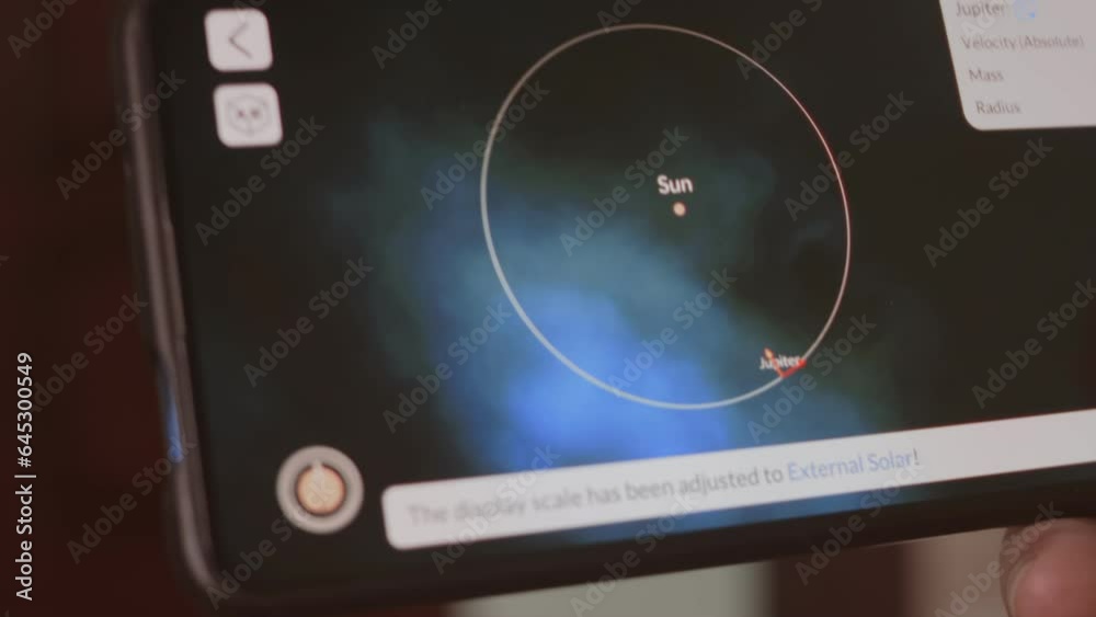 Simulation of Solar System. Interraction between the Sun and the ...