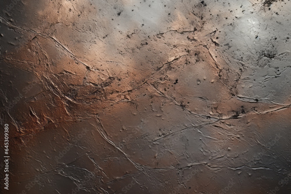 scratched metal texture closeup, aging beauty of decay, Generative AI ...