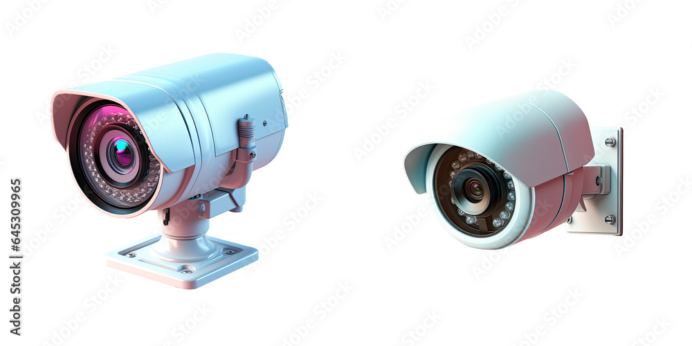 real life surveillance camera transparent background Stock Illustration ...