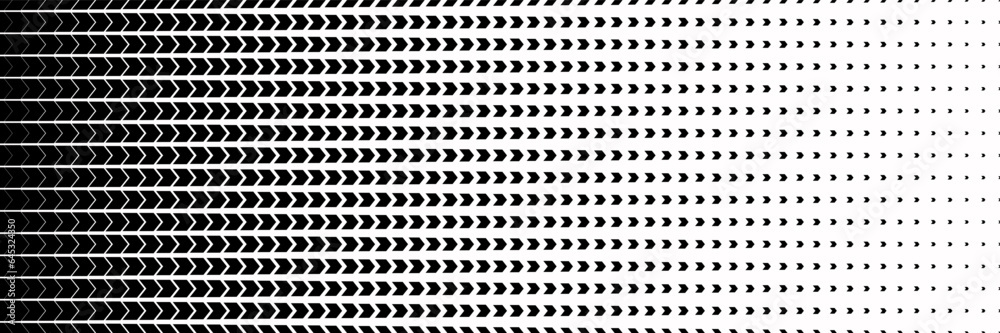 Side Arrows Design Elements Gradient Half Color Background. Horizontal ...