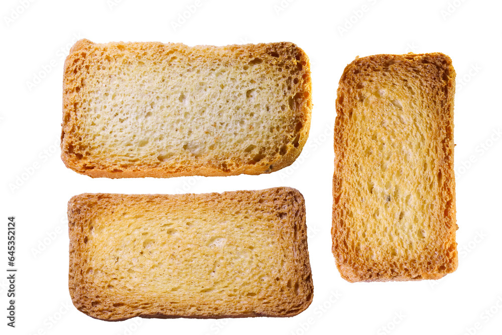 Crispy rusk, cake rusk, rava rusk is white background or Crunchy Rusk ...