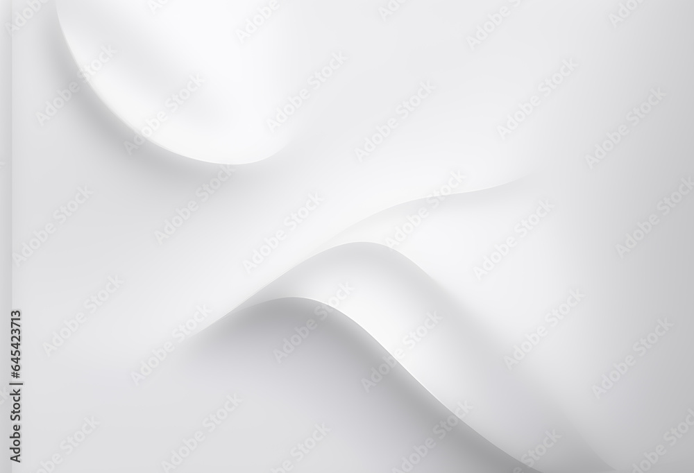 White Minimal Smooth bend and soft gradient curve design white color ...