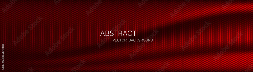Abstract red steel mesh background with free space for design. Modern ...