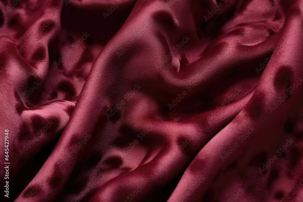 A Luxurious Close-Up of the Intricate Macro Texture in Crushed Velvet ...