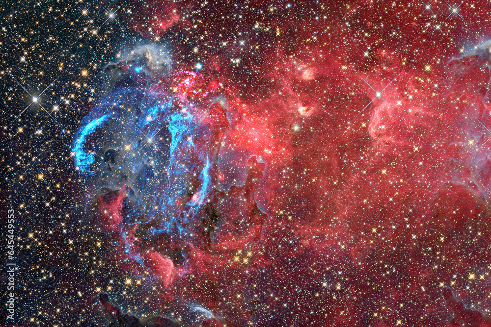 Awesome galaxy with nebulas and bright beautifull colors in outer space ... Awesome galaxy with nebulas and bright beautifull colors in outer space ...