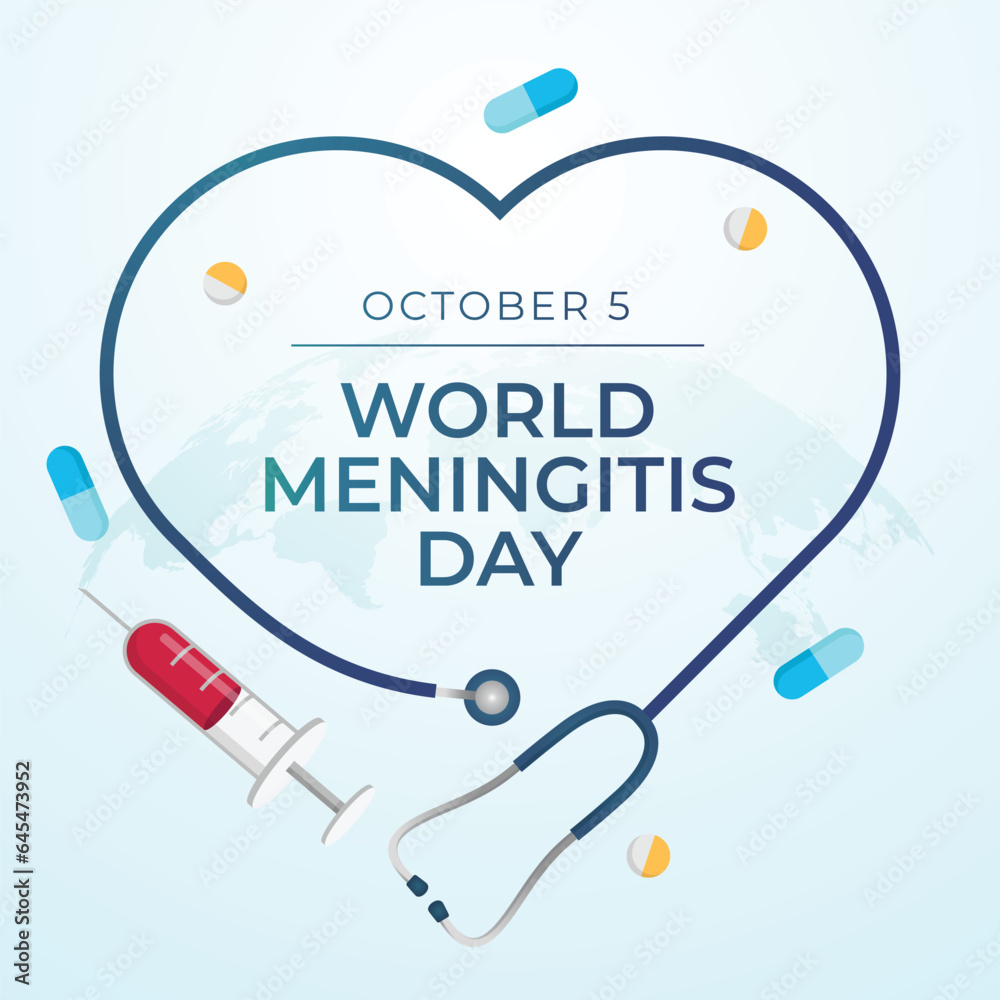 World Meningitis Day design template good for celebration. meningitis ...