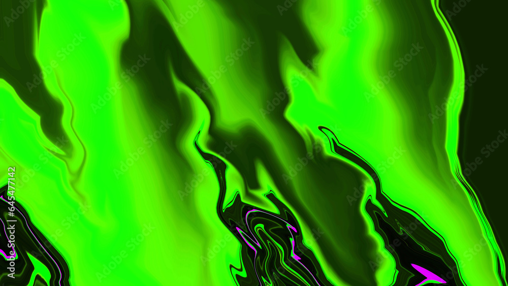 Abstract modern green background. Neon light backdrop. Digital screen ...