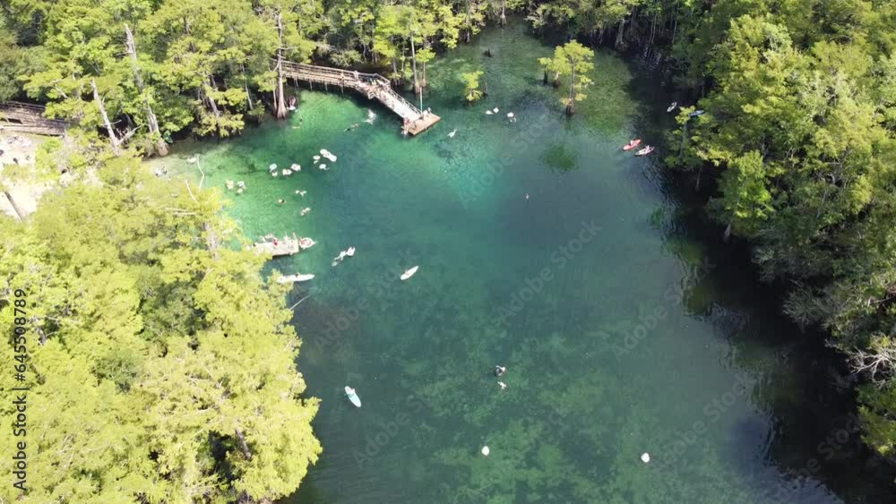 Kayaking, jumping off deck, swimming, floating to magnitude turquoise ...