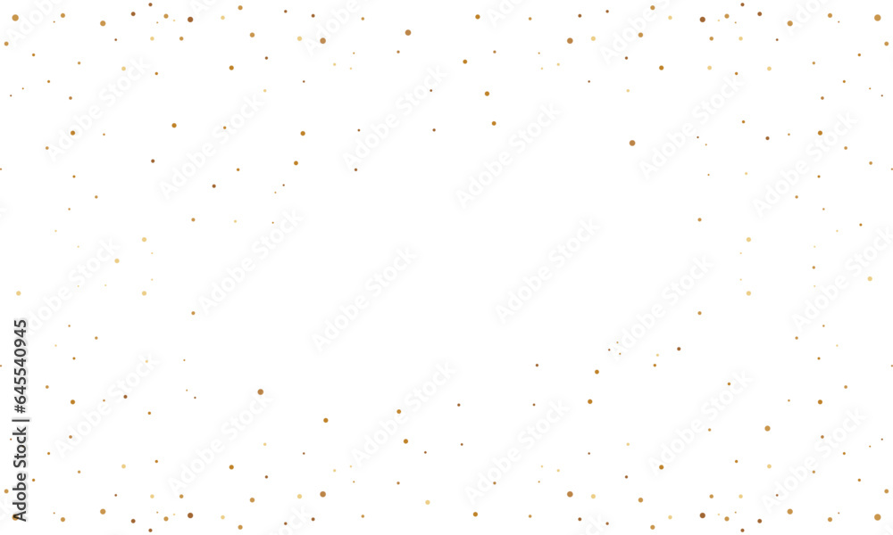 Vector gold glitter texture isolated on white background. golden dots ...