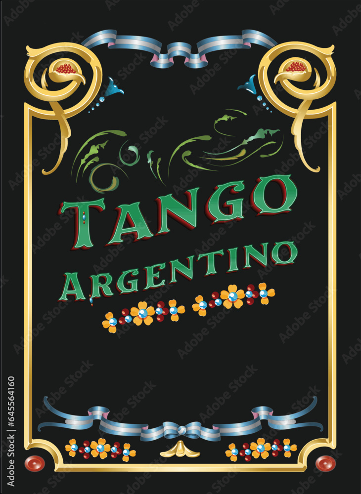 Vetor de Fileteado Porteño, traditional style of pictorial ...