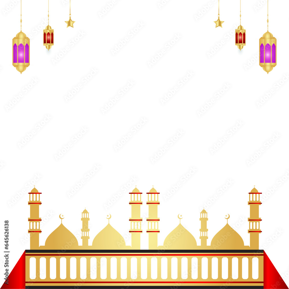 Ramadan kareem twibbon mosque islamic frame mandala arabic border flyer ... Ramadan kareem twibbon mosque islamic frame mandala arabic border flyer ...