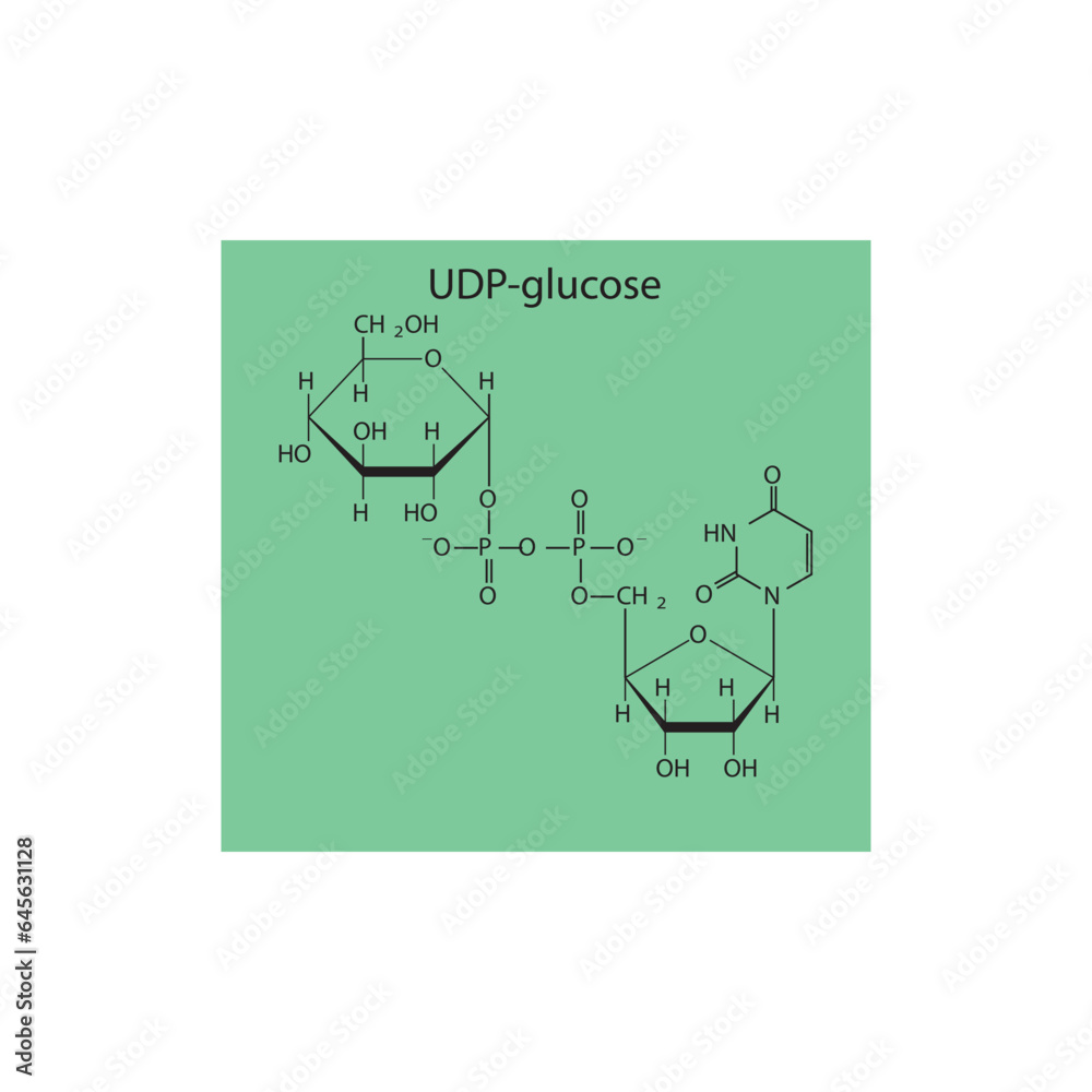 UDP-glucose Nucleotide Sugar substrate for various enzymatic reactions ...