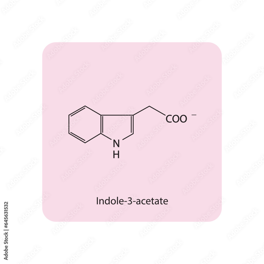 Indole-3-acetate (auxin) Plant Hormone regulating plant growth and ...