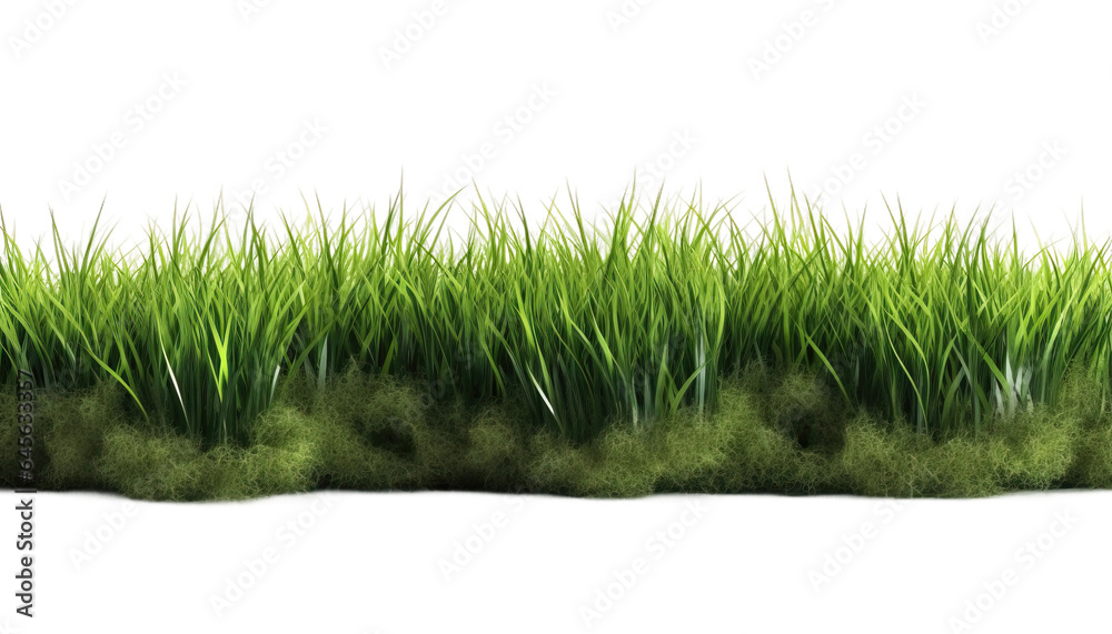 Grass background seamless horizontally. Selective focus. Closeup of ...