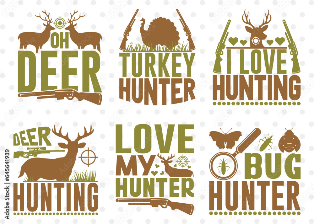 Vetor de Hunting SVG Bundle Vol-08, Beer Hunter, Turkey Hunter Svg, I ...