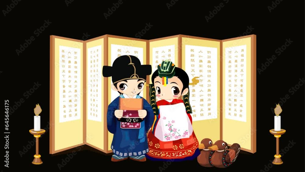 Chinese cartoon characters background and 2d animation, Chinese ...