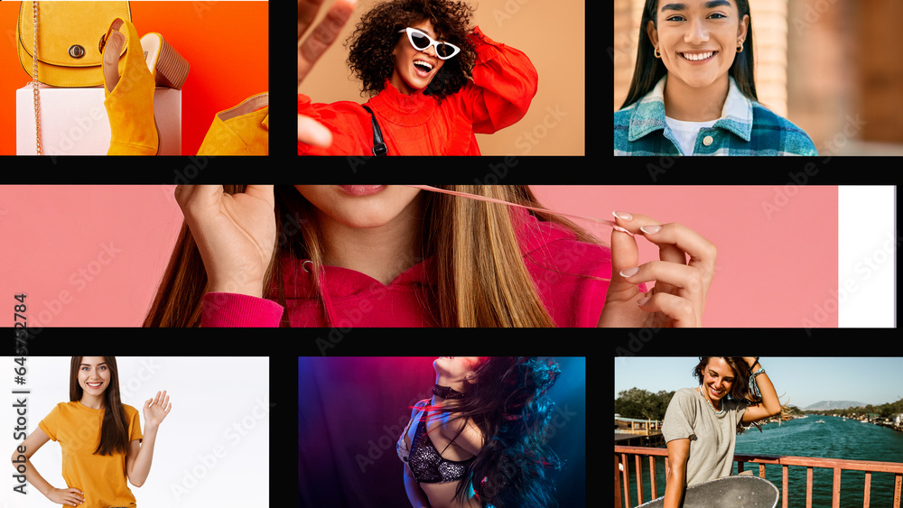 Split Screens Kit Stock Template | Adobe Stock