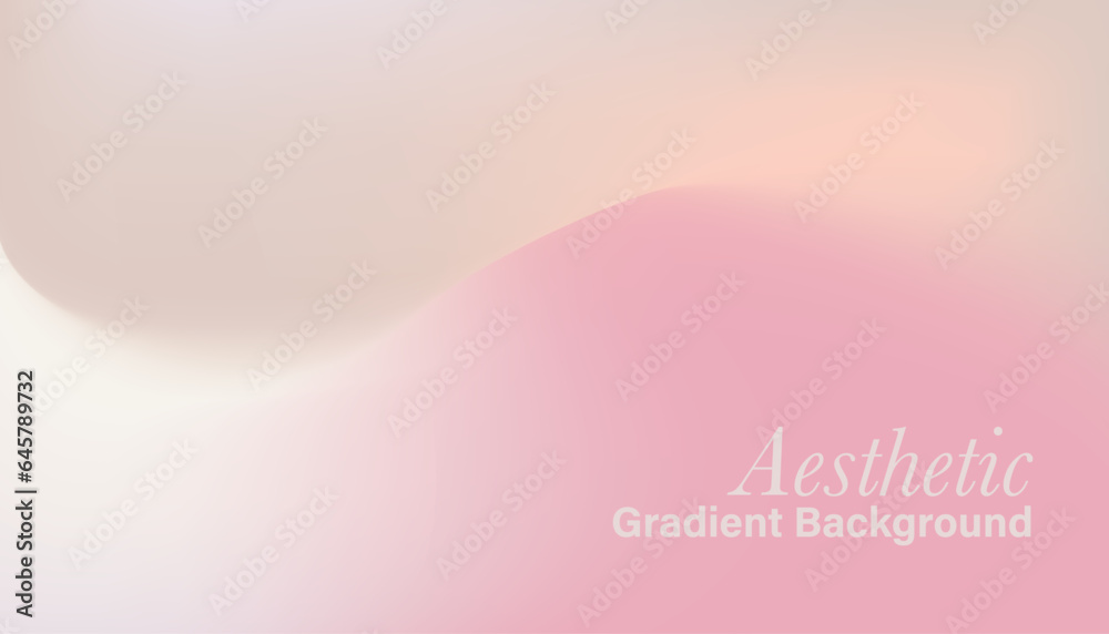 Mesh Gradient Pastel Aesthetic Background Stock Vector | Adobe Stock