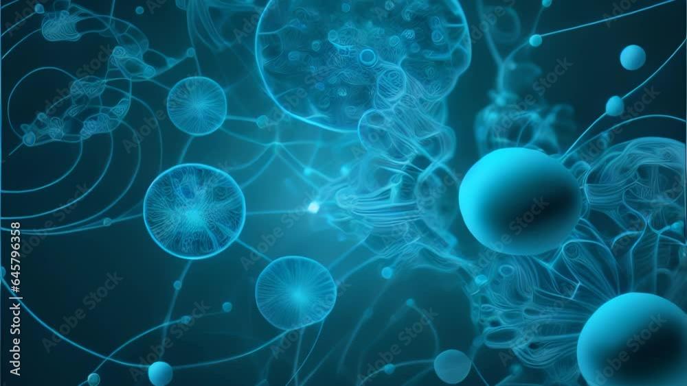 cellular therapy and regeneration, microscopic view of body cells ...