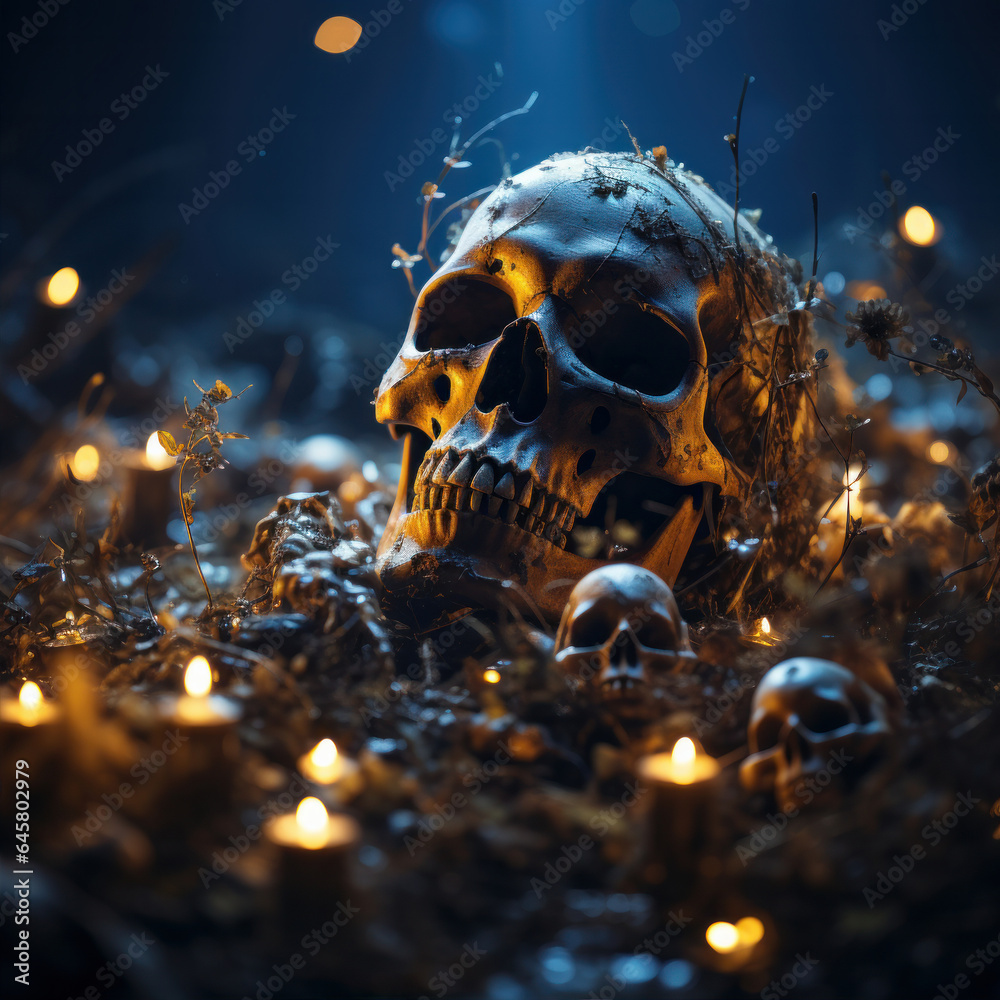 skeleton, halloween, santa muerte, skull, cemetery, witch, witch woman ...