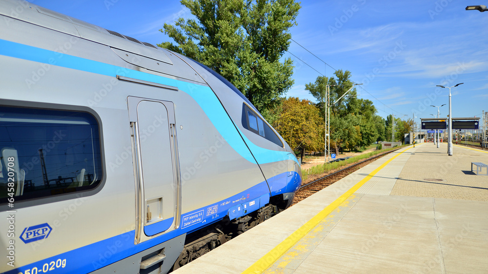 Warsaw, Poland. 5 September 2023. PKP Intercity Polish train sleeping ...