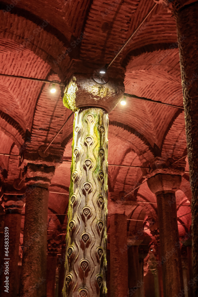 Istanbul, Turkey - July 22, 2023: The underground water storage ...