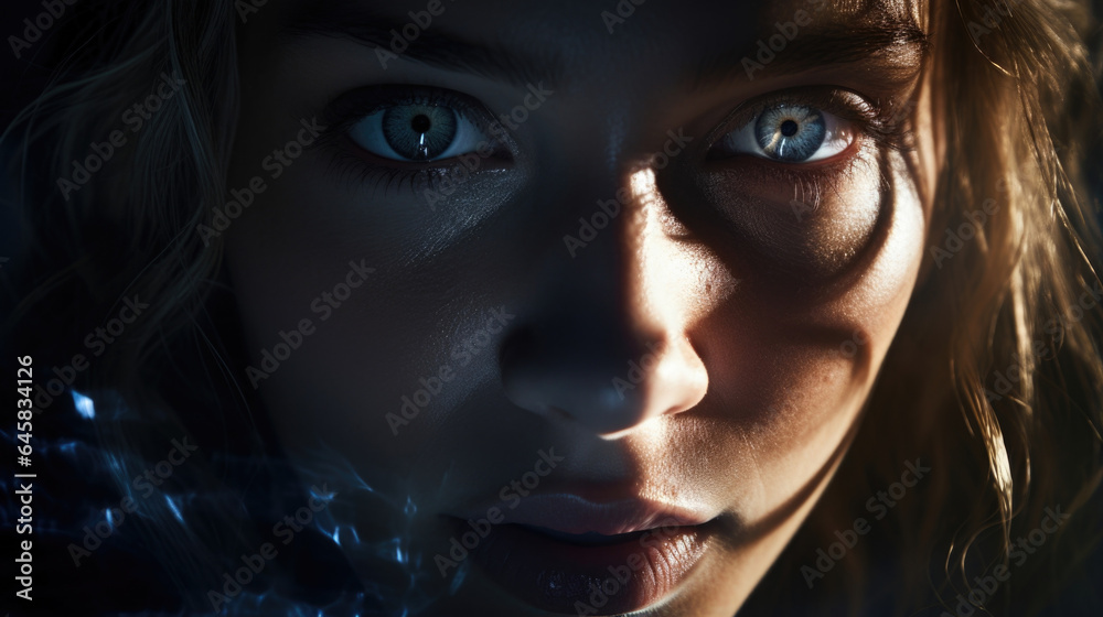 Experience the dynamic interplay of light and darkness with a lens ...