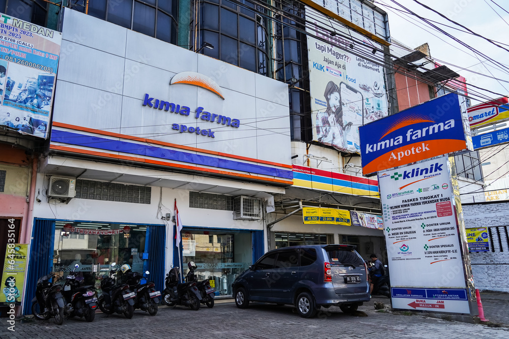 Indonesia, Jakarta, August 12, 2023, kimia farma apotek pharmacy ...