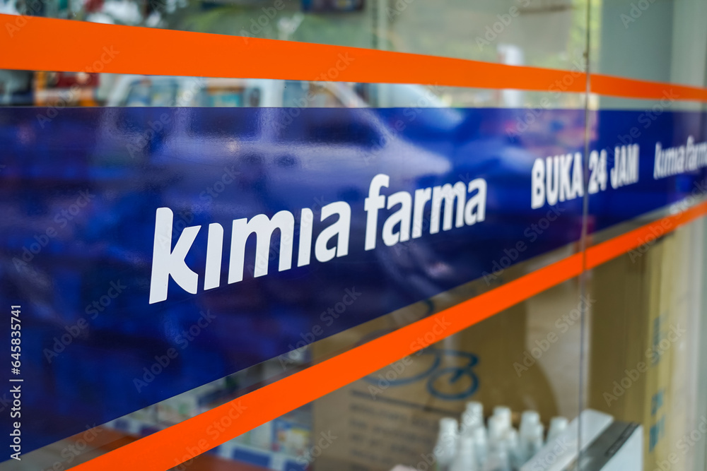 Indonesia Jakarta August 12 2023 Kimia Farma Apotek Pharmacy