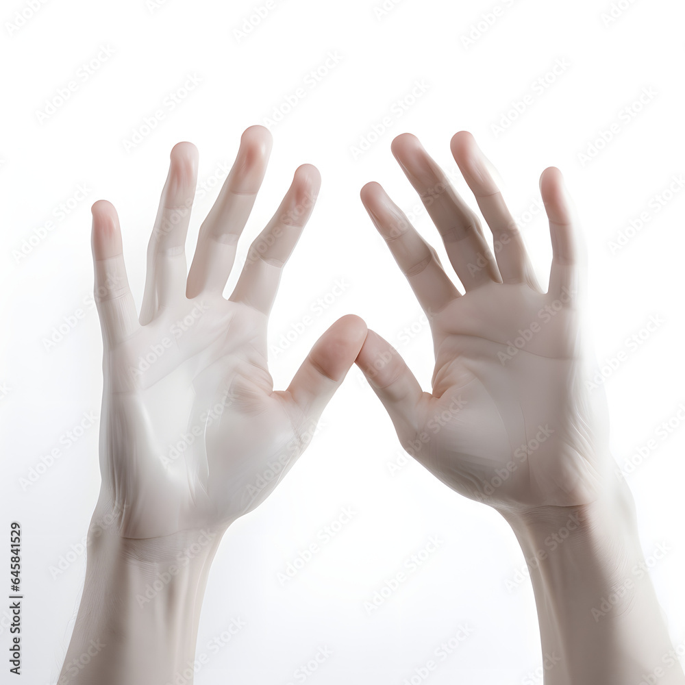two hands next to each other, human hand, fingers, human hand,hands up ...