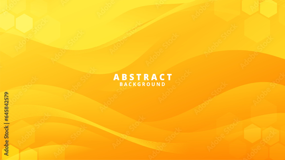 Abstract Yellow liquid background. Modern background design. gradient ...