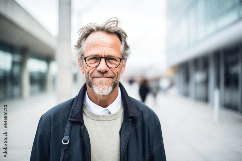 Lifestyle portrait photography of a Swedish man in his 50s wearing a ...