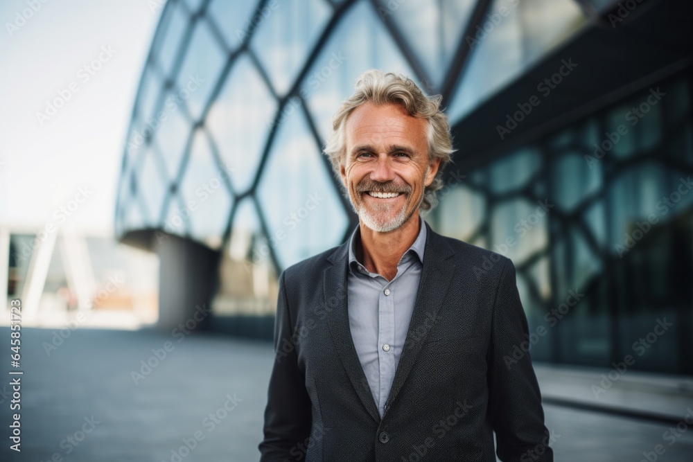 Lifestyle portrait photography of a Swedish man in his 50s wearing a ...