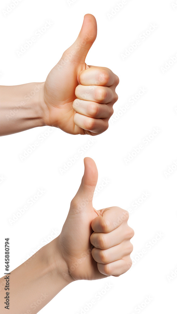 Salute hand gesture, transparent background, isolated image, generative ...