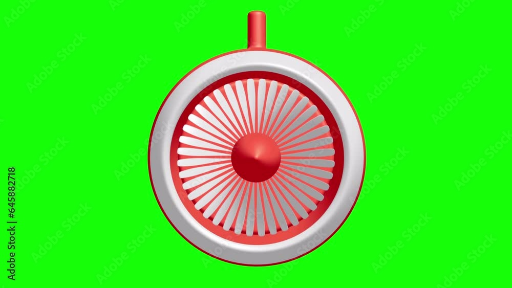 Turbo jet plane engine. 3d render endless loop. 4K FullHD and HD render ...