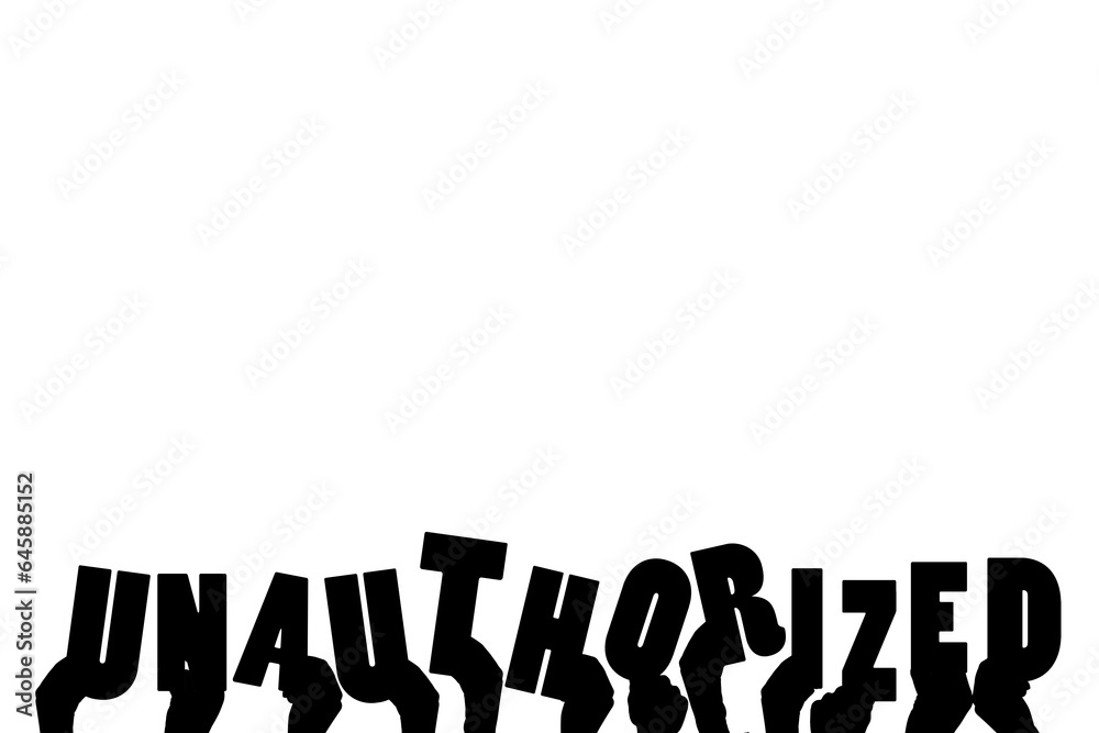 Digital png illustration of hands with unauthorized text on transparent ...