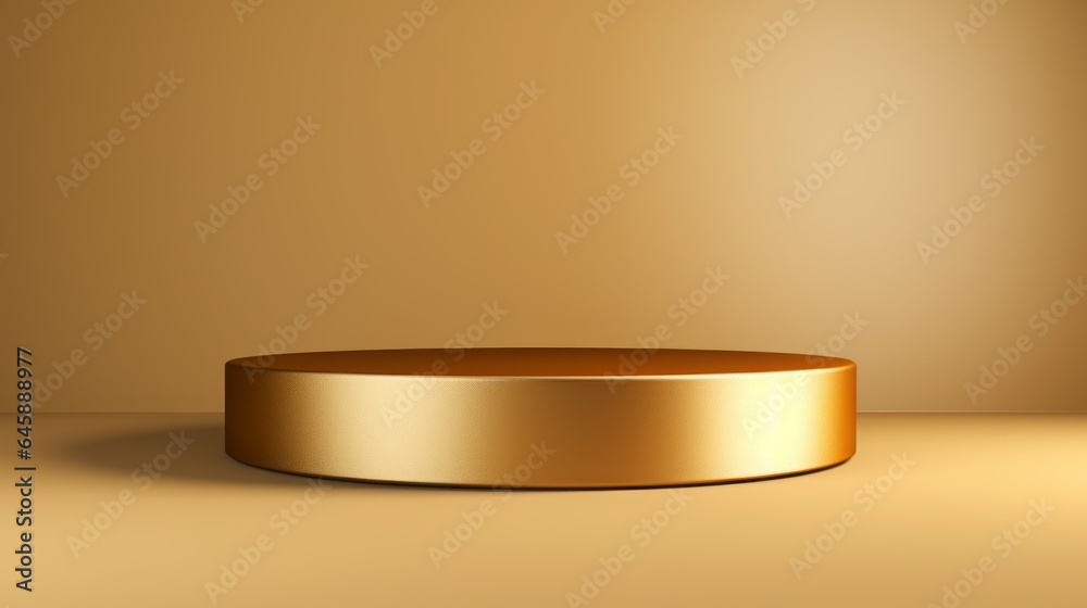 Gold podium background luxury 3D product platform stage. Podium golden ...