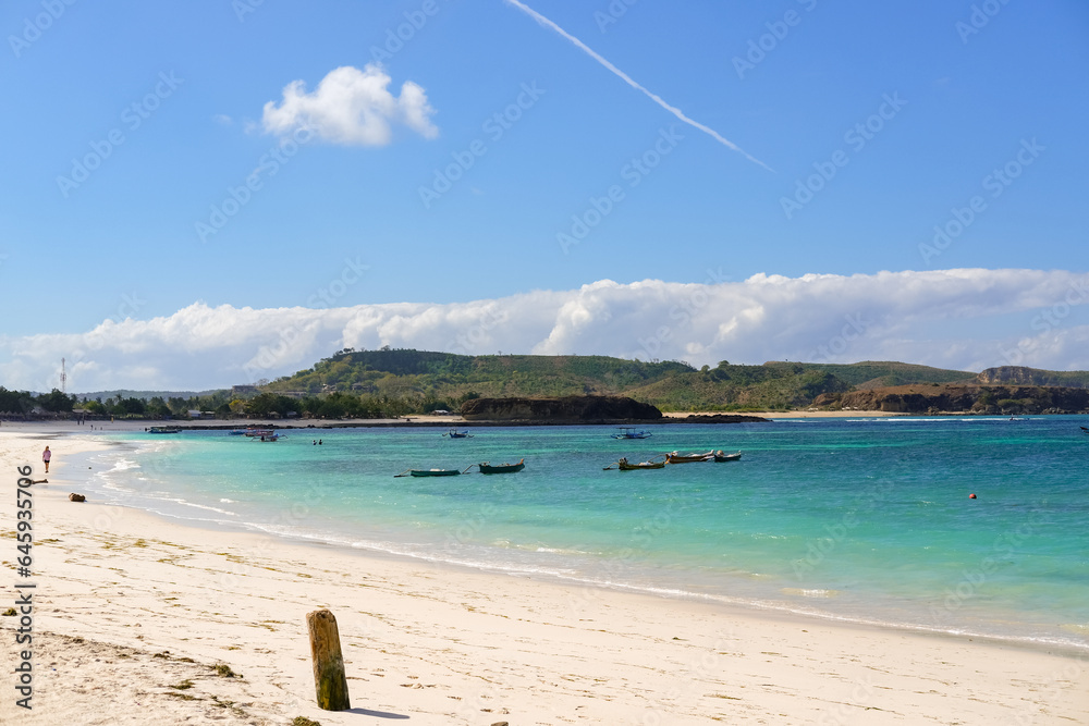 The most beautiful beach in Lombok and the closest to Kuta is Tanjung ...